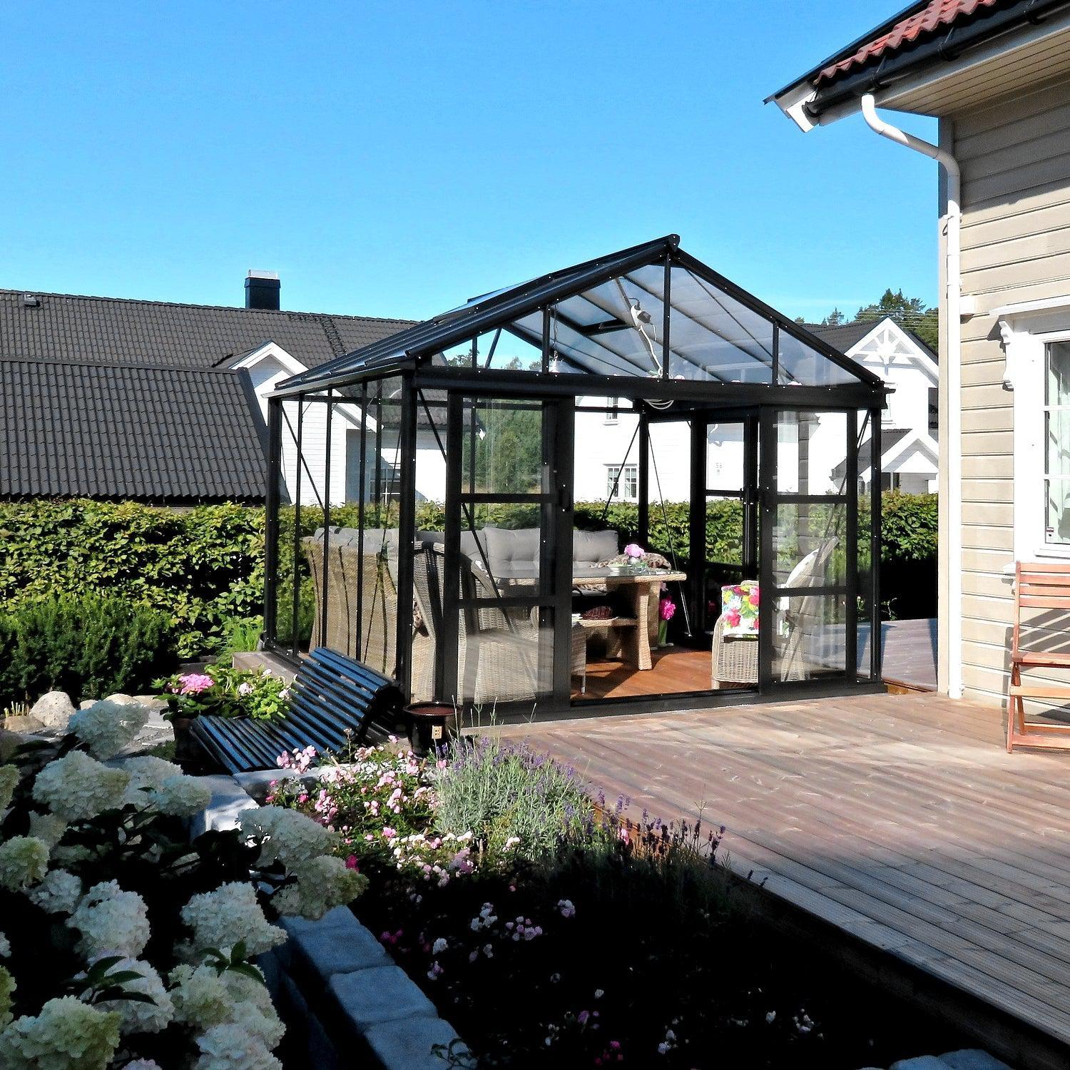 Royale 9,8 m² Drivhus | Moderne drivhuse → Hobbydrivhuse.dk